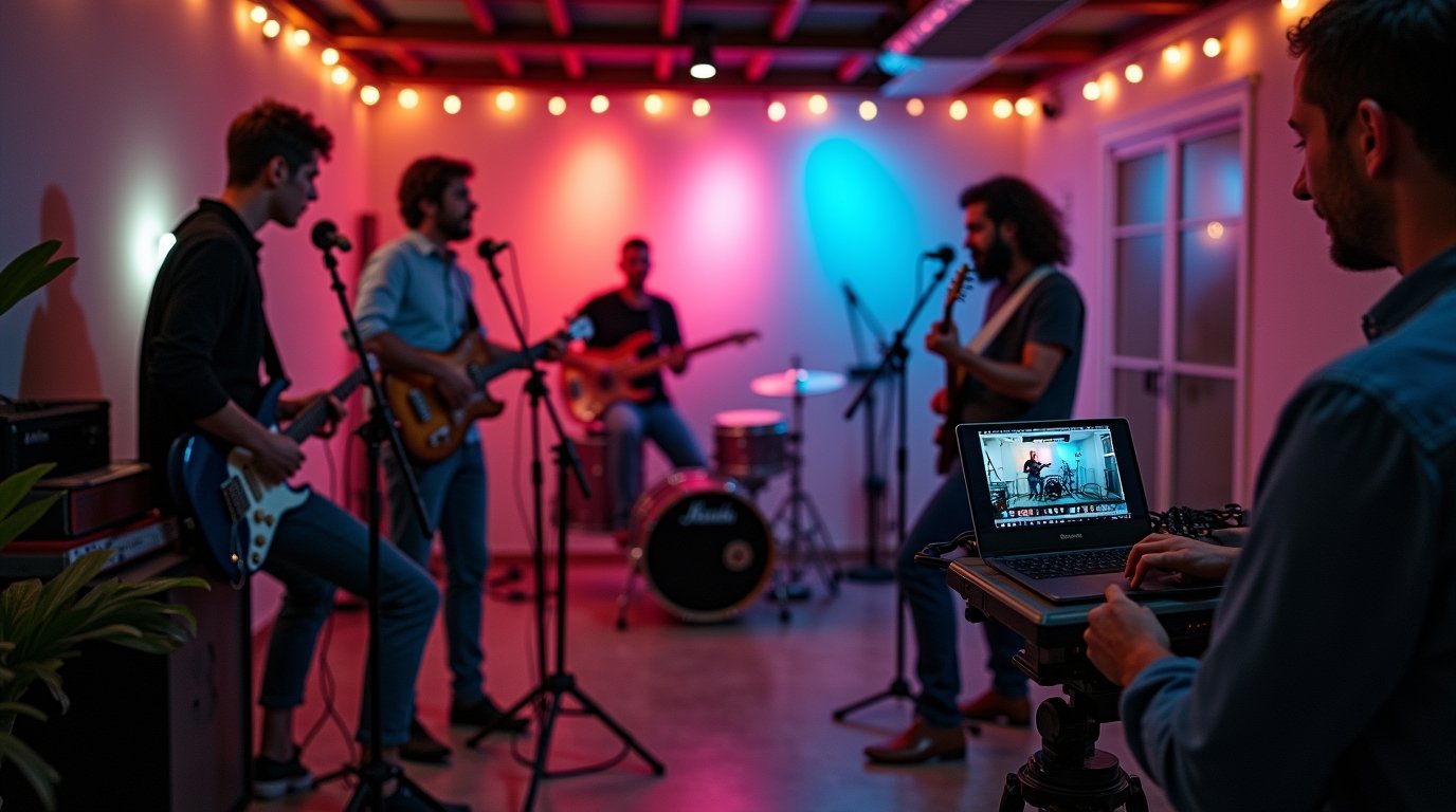 How to Stream a Live Band Performance from Home
