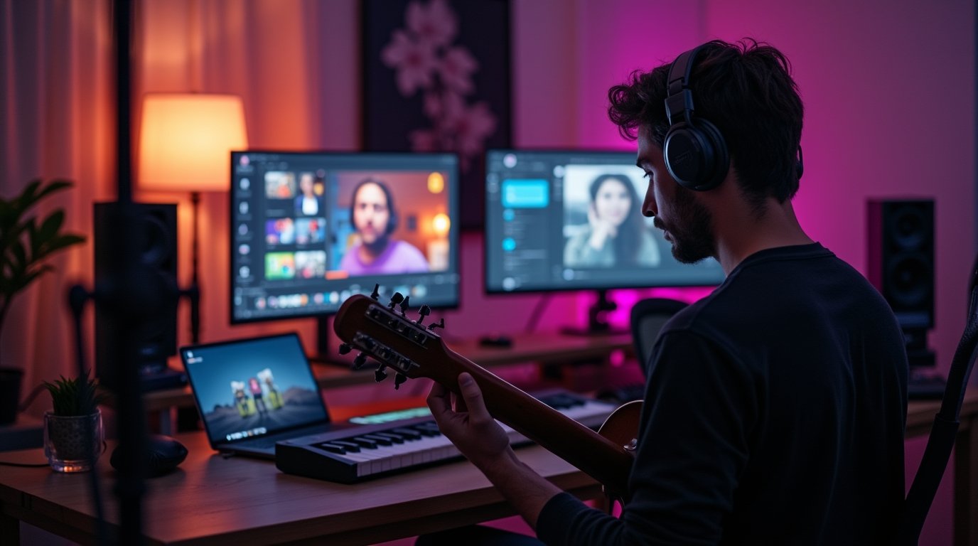 How to Stream a Virtual Jam Session with Remote Musicians